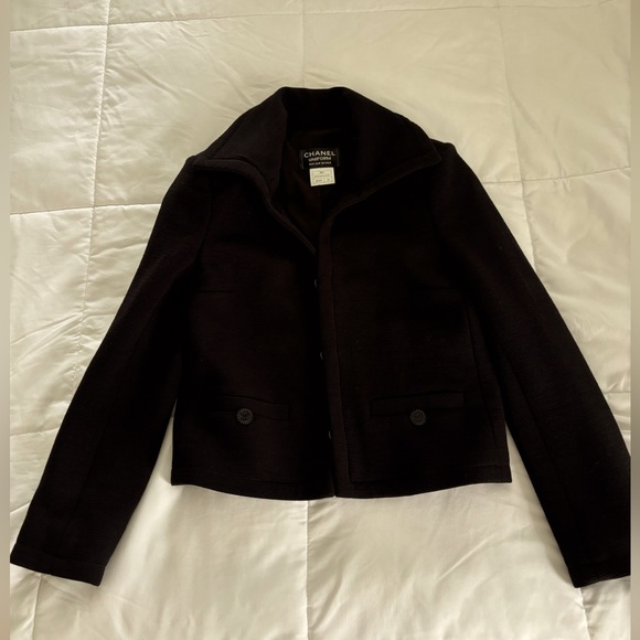 CHANEL | Jackets & Coats | Chanel Uniform Wool Blazer | Poshmark
